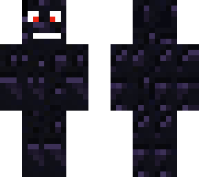 Obsidian mit gesicht | Minecraft Skin