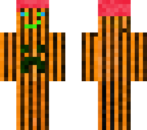Pumpkin man with stem | Minecraft Skin
