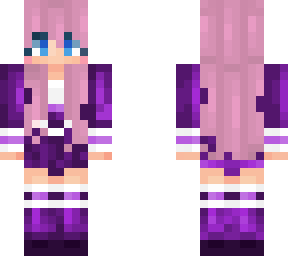 puple LDshadowlady skin (all textures ig) | Minecraft Skin