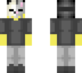 Male - Skull/Bunny Mask - Casual Outfit | Minecraft Skin