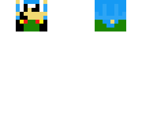 Elf classic sonic plushie | Minecraft Skin