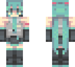 miku 3d | Minecraft Skins