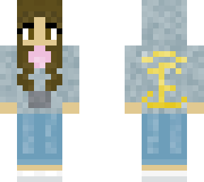 JessVersus With Exeos Logo | Minecraft Skin