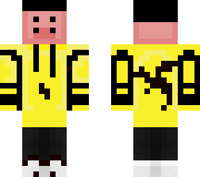 pig chumboy with drip yellow | Minecraft Skin