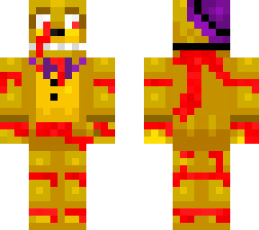 springlock failure noncannon fredbear | Minecraft Skin