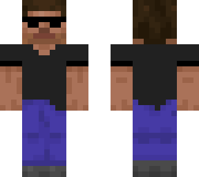 steve black shirt | Minecraft Skins
