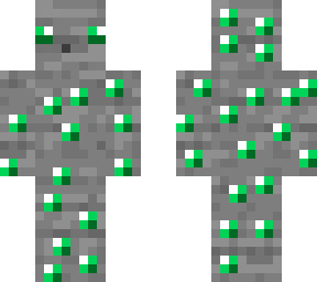 Minecraft Papercraft Emerald Armor