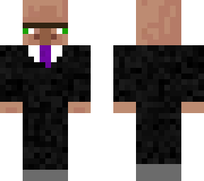 derpy villager with suit | Minecraft Skin