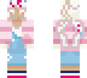 Feelin' Blue & Pink // Parfait Cookie Run | Minecraft Skin