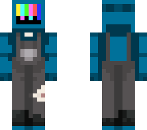 Hex Haywire TV Head | Minecraft Skin