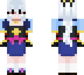 Kamisato Ayaka Skin!/Genshin Impact | Minecraft Skin