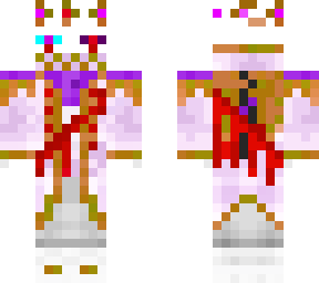 scared ghost king | Minecraft Skin