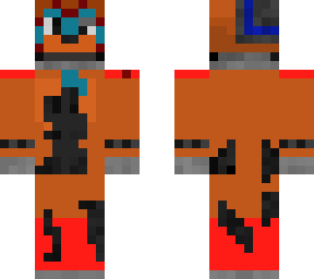 shattered glamrock freddy V2 | Minecraft Skin