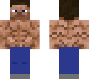 shirtless steve | Minecraft Skins