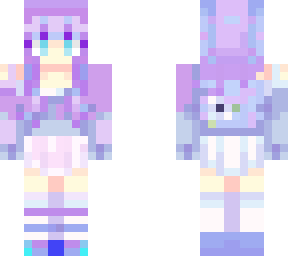 Violet Blue Tulip | Minecraft Skin