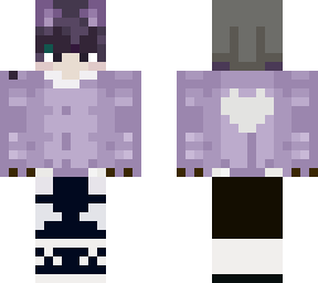 purple cat boy^|?? | Minecraft Skin