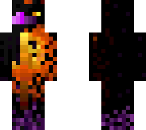 Enderman-Blaze Hybrid real pallette v1 | Minecraft Skin