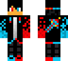 ice and fire | Minecraft Skins
