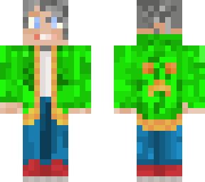 green creeper jacket | Minecraft Skin