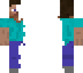 half steve | Minecraft Skin