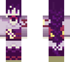 raiden shogun genshin | Minecraft Skins