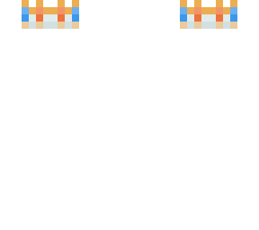 Blue And Orange Crown Design | Minecraft Skin