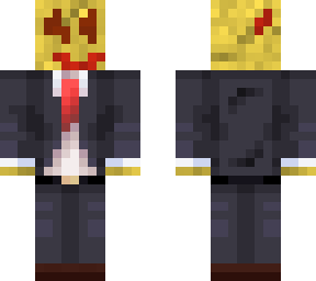 Spaghetti Man in Suit Updated | Minecraft Skin