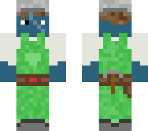 tin foil hat alien | Minecraft Skin