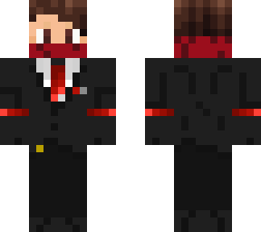 red tux | Minecraft Skins