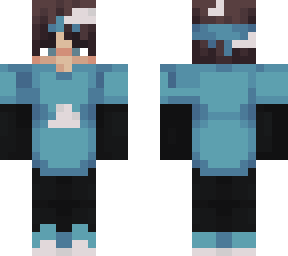 Blue gamer boy | Minecraft Skin