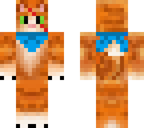 Fireclaw (With scarf) (Edit) | Minecraft Skin