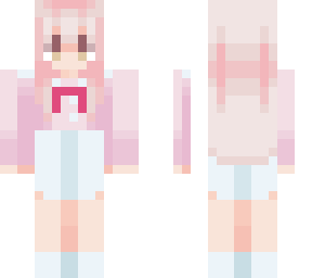 mahiro vestido rosa | Minecraft Skins