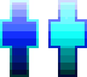 blue fade | Minecraft Skin