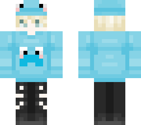 blue frog | Minecraft Skins