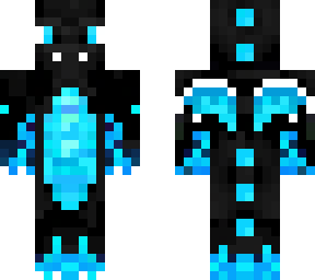 Edited ice dragon (Teeth, Claws, and claws on wings) | Minecraft Skin