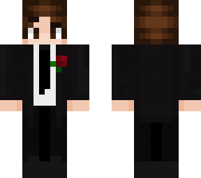 Fixed Hair Tuxedo Vera | Minecraft Skin