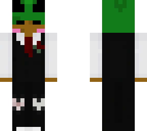 green hair boy fancy | Minecraft Skin