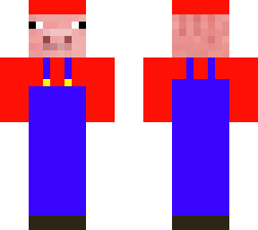 mario movie but pig | Minecraft Skin
