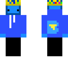 me with a technoblade crown | Minecraft Skin