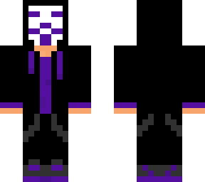 Purple Hacker | ZickZack V4 | Minecraft Skin