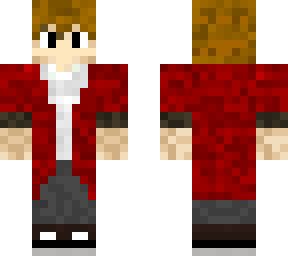 red jacket skin | Minecraft Skin