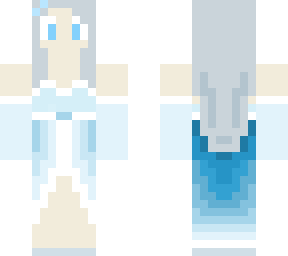 Super pretty blue dress | Minecraft Skin