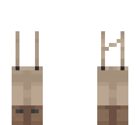 Trousers with suspenders. (Template) | Minecraft Skin
