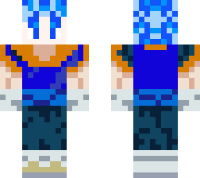 Accurate Vegito Blue | Minecraft Skin