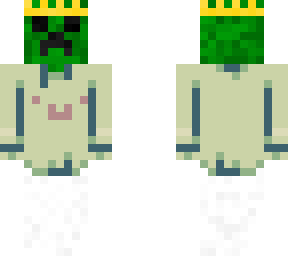 CreeperKing with Dream merch | Minecraft Skin