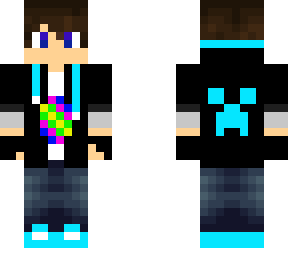 Easter Neon Gamer Boy | Minecraft Skin