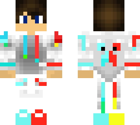 fire and water boy | Minecraft Skins