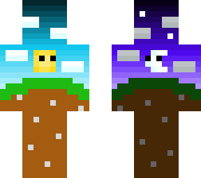 sun and moon | Minecraft Skins