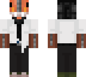 black denji chainsaw man | Minecraft Skin