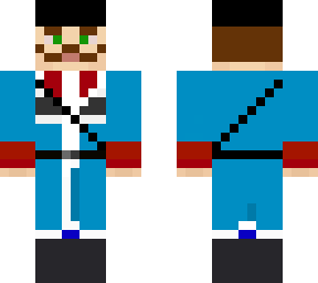 Blue Kuban Cossack | Minecraft Skin